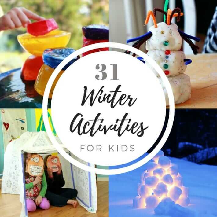 31 Days of Winter Activities for Kids (With Printable List!)