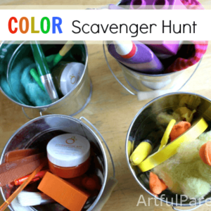 Color Scavenger Hunt for Kids - A Color Recognition Activity