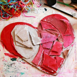 Kids Cardboard Portraits from The Art Workshop for Children