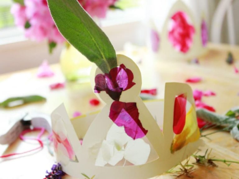 How to Make DIY Crowns with Flowers