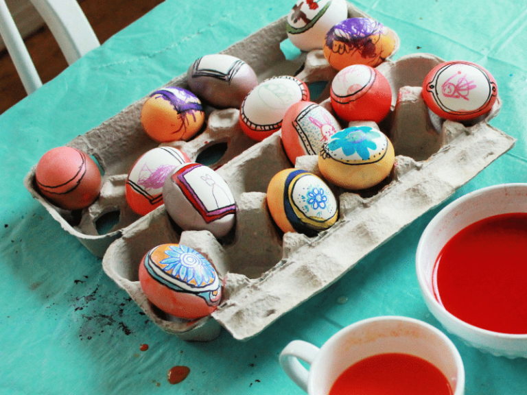 How to Make Art on Easter Eggs