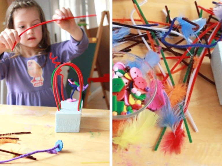 How to Make Easy 3D Sculptures with Buttons, Beads & Feathers