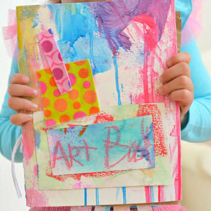 DIY Art Books For Kids To Display Or Gift Children s Artworks 