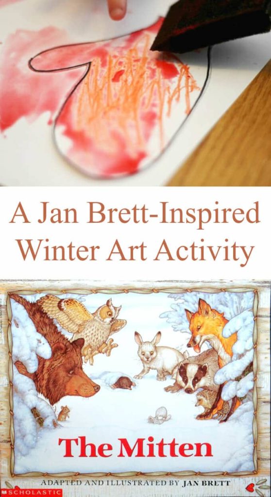 A Jan Brett Inspired Winter Art Activity