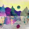 How to Make Marble Paper Art Landscape Collages for Kids