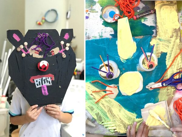 How to Make Miró Inspired Magic Animal Masks For Kids