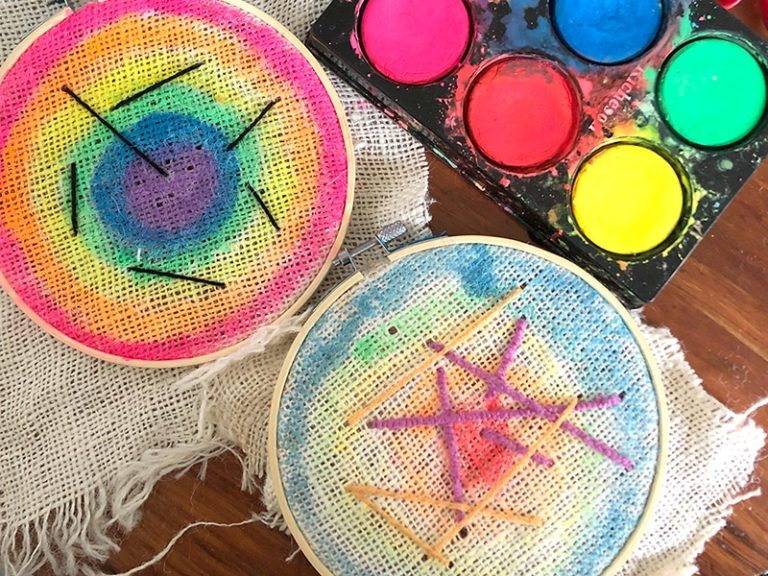 Embroidery for Kids: Simple Stitching & Beading with Burlap