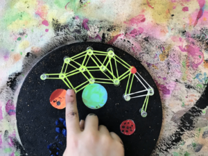 How to Make DIY Space Geoboards for Kids in 4 Easy Steps!