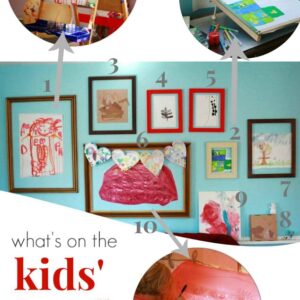 Display Kids' Artwork on a Poster