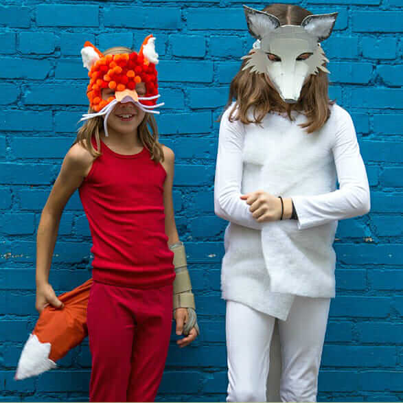 How To Make Paper Plate Masks And Cardboard Wings For Kids Costumes