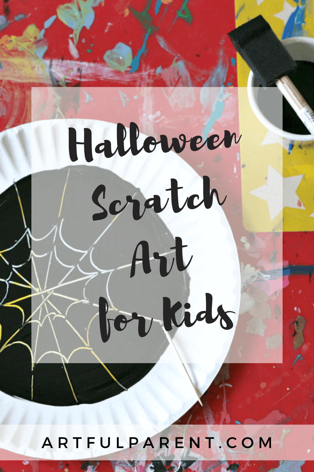 How to Make Halloween Scratch Art for Kids