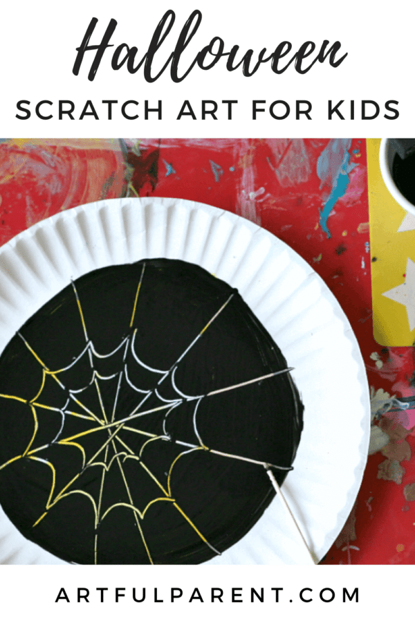 How to Make Halloween Scratch Art for Kids