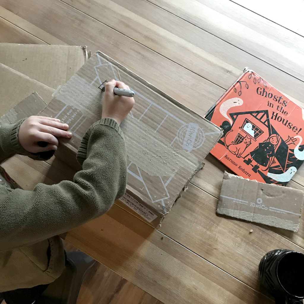 How to Make a Cardboard Haunted House