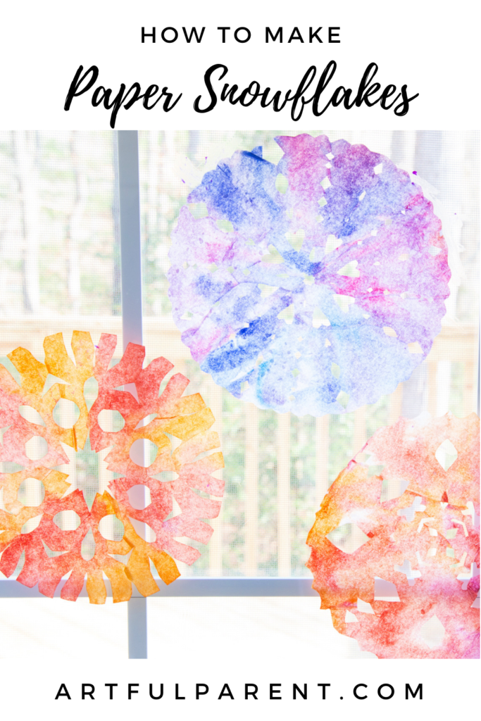 How To Make Snowflakes with Coffee Filters