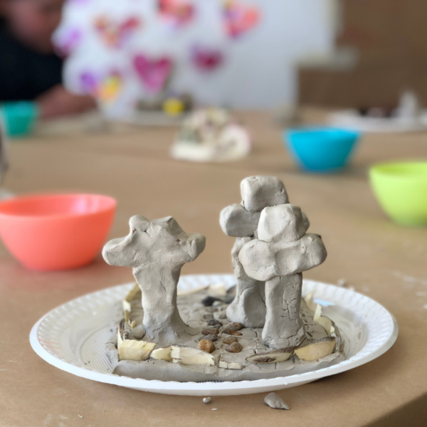 Creative Small World Play with Clay