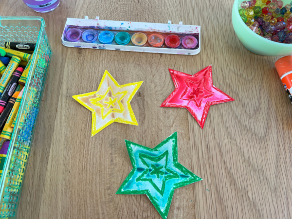 How to Make 3D Paper Star Ornaments for Kids
