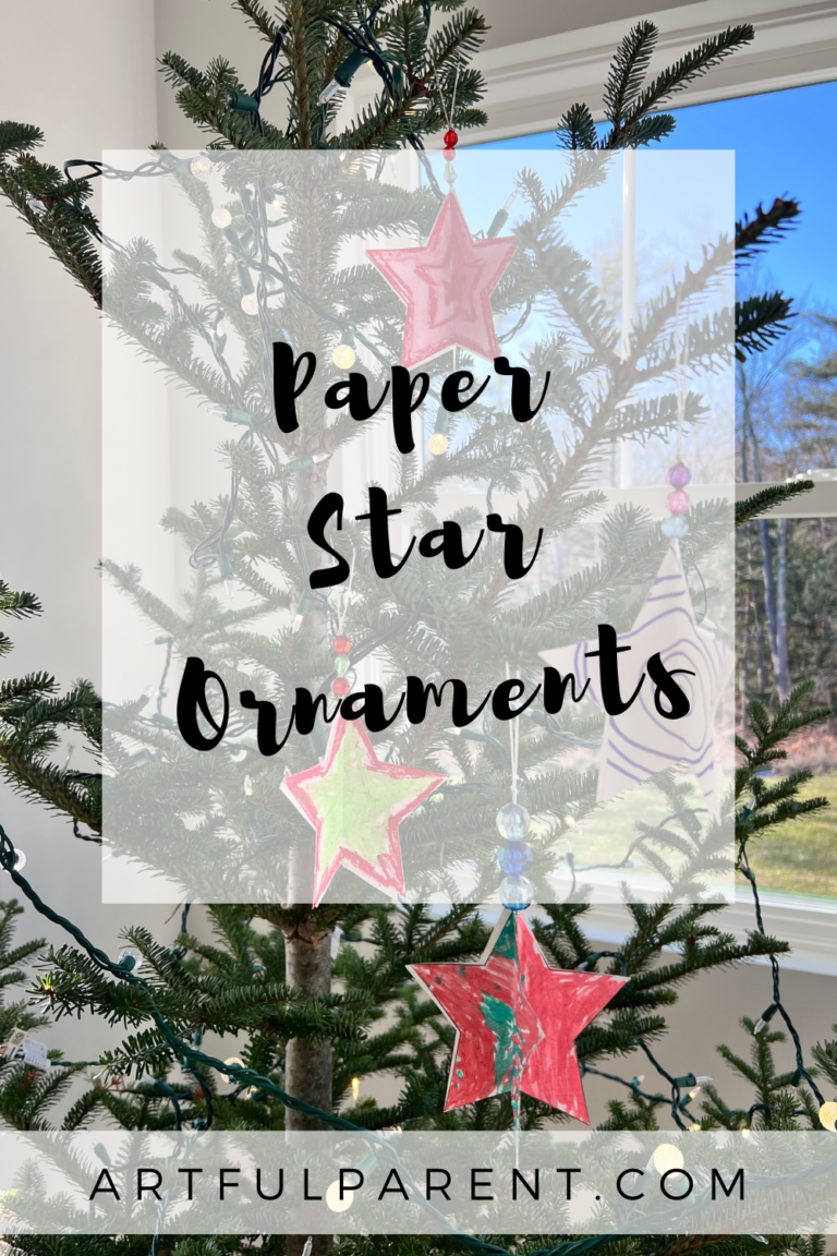 How to Make 3D Paper Star Ornaments for Kids