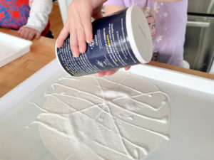 How to Make Raised Salt Paintings