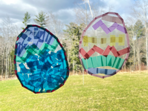 How to Make Easter Egg Suncatchers