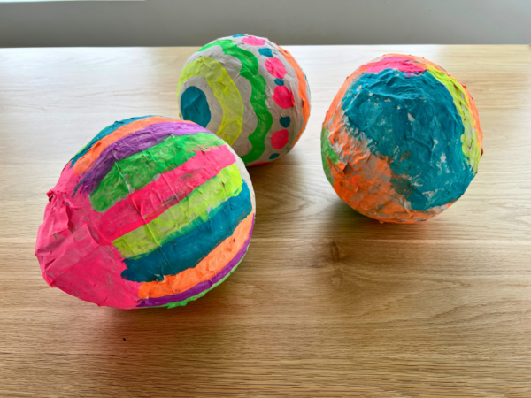 How to Make Paper Mâché Easter Eggs