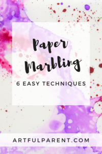 6 Easy Paper Marbling Techniques