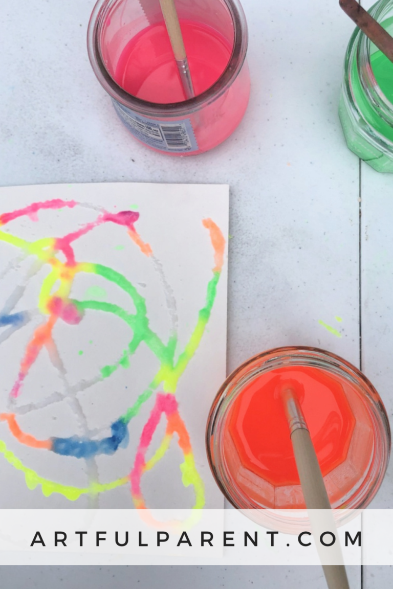 How to Make Raised Salt Paintings