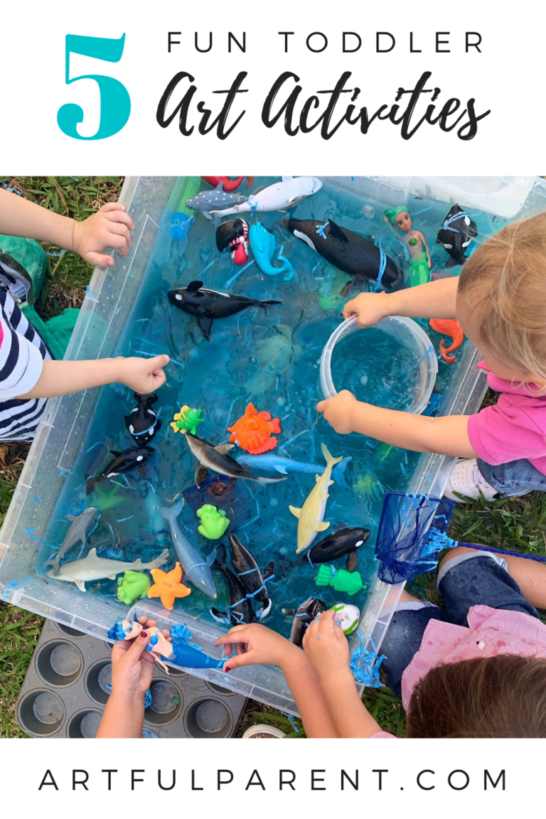 5 BEST Art Activities for Toddlers
