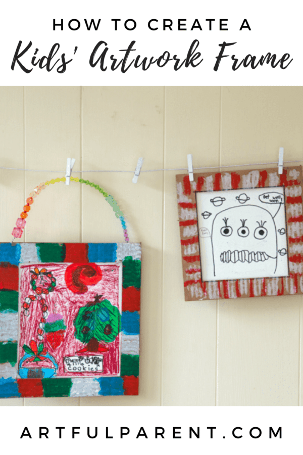 How to Create a Kids Artwork Frame