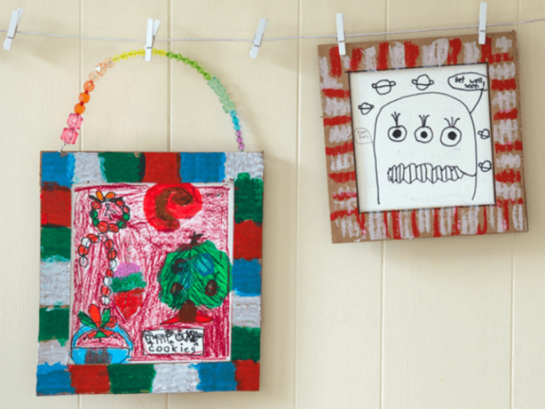 How to Create a Kids Artwork Frame