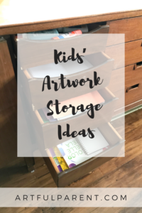 6 Kids' Artwork Storage Ideas - The Artful Parent