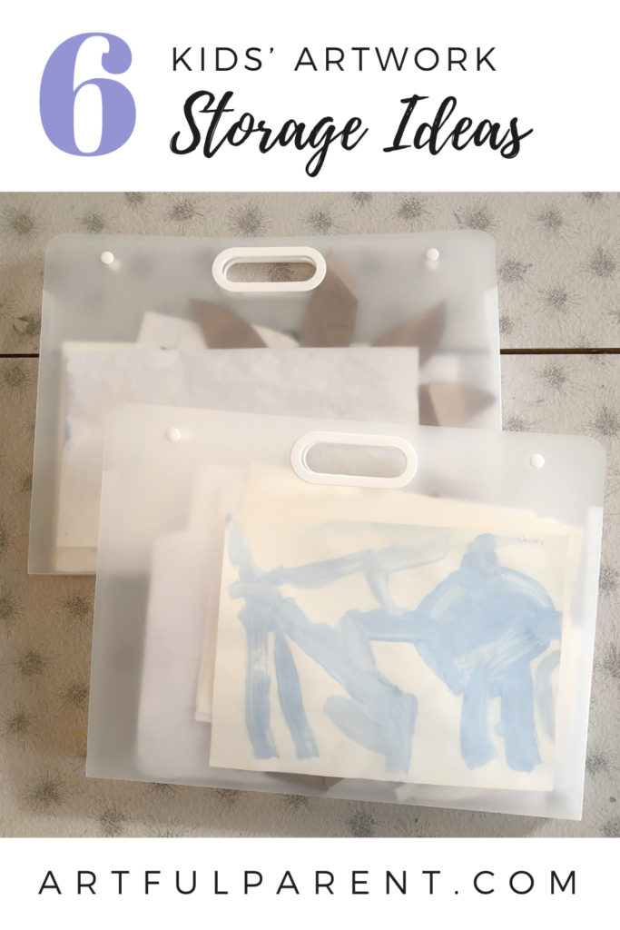 6 Kids' Artwork Storage Ideas - The Artful Parent