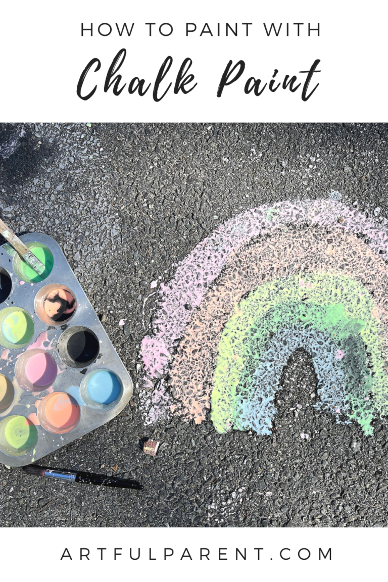 How to Paint with Chalk Paint for Kids - The Artful Parent