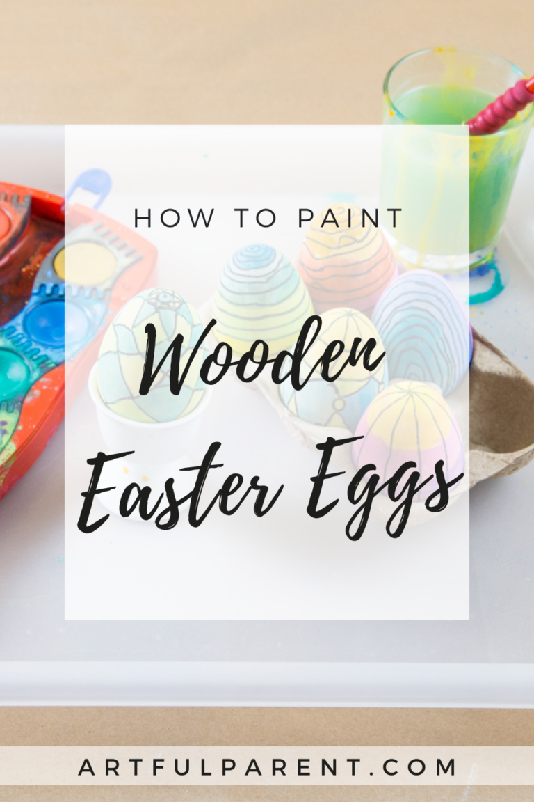 How to Paint Wooden Easter Eggs