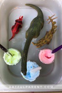 Easy Foam Painting for Kids - The Artful Parent