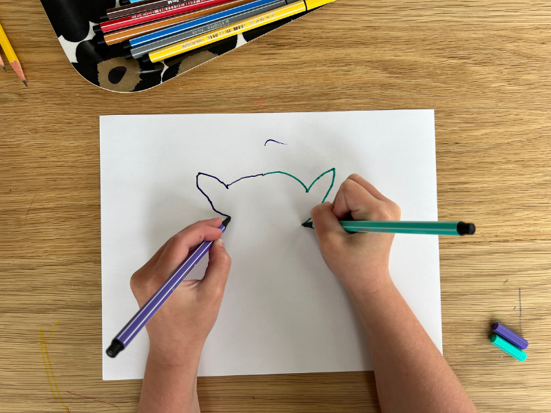 Double Doodle Art for Kids