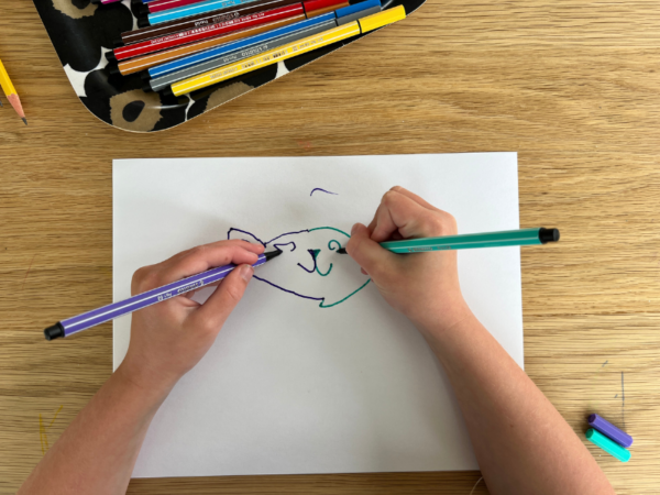 Double Doodle Art for Kids