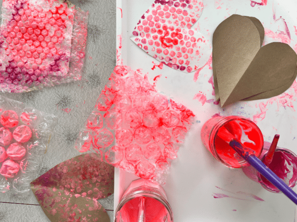 Painting with Bubble Wrap for Kids - The Artful Parent
