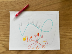 The Scribble Drawing Game for Kids
