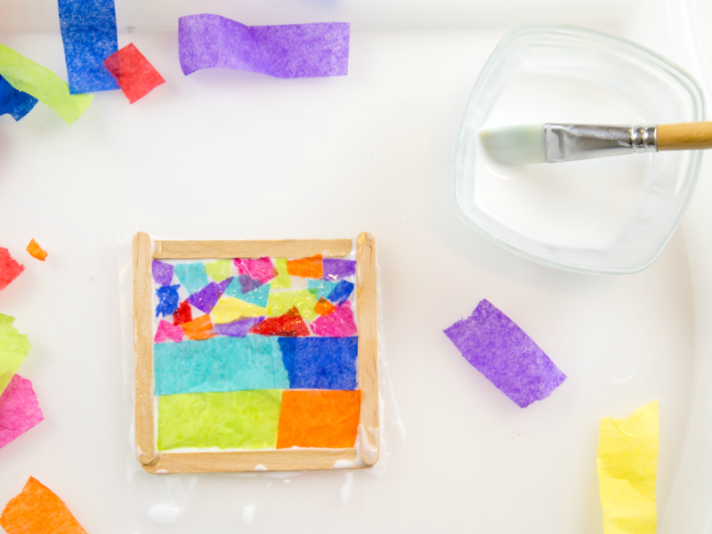 How to Make Tissue Paper Stained Glass