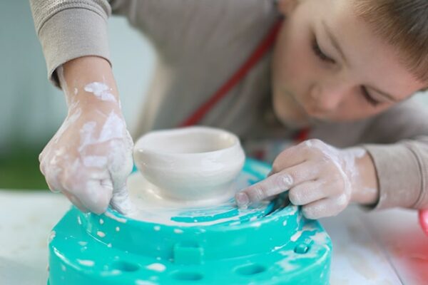 Why We Love this Kids' Clay Pottery Wheel - The Artful Parent