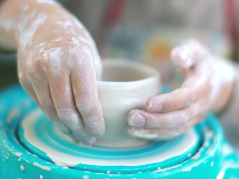 Why We Love this Kids' Clay Pottery Wheel - The Artful Parent