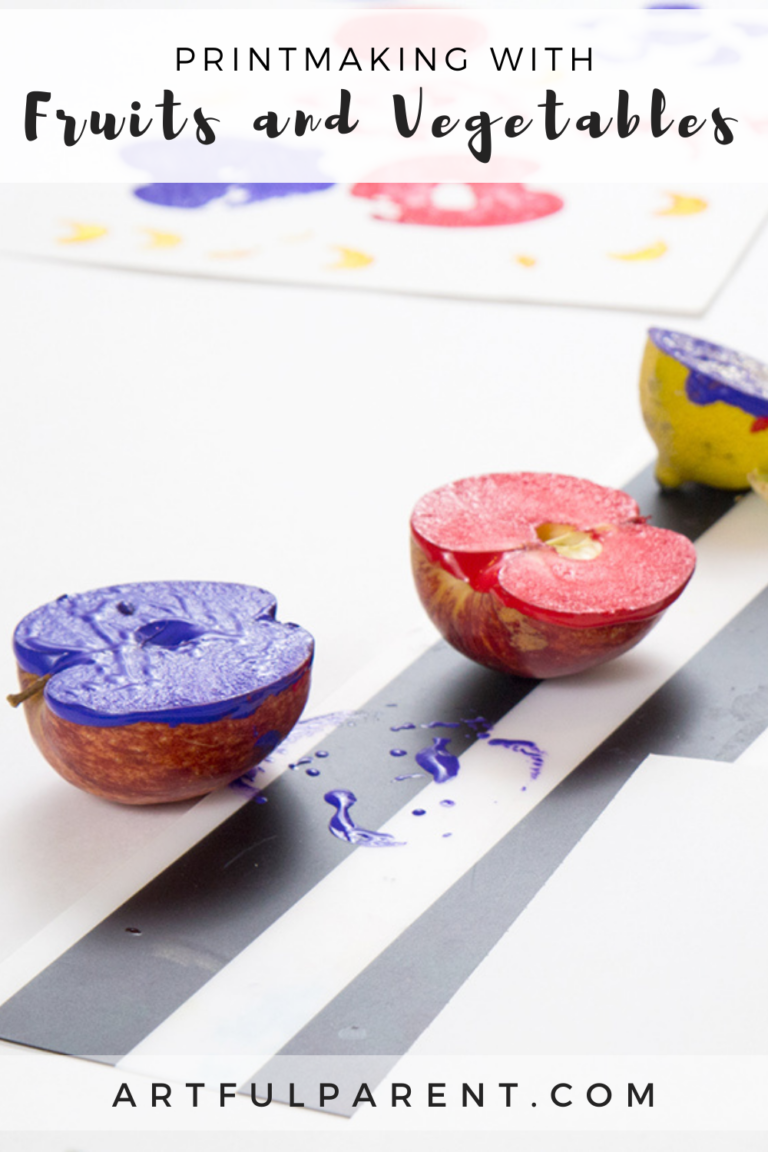 How to Make Fruit and Vegetable Prints - The Artful Parent