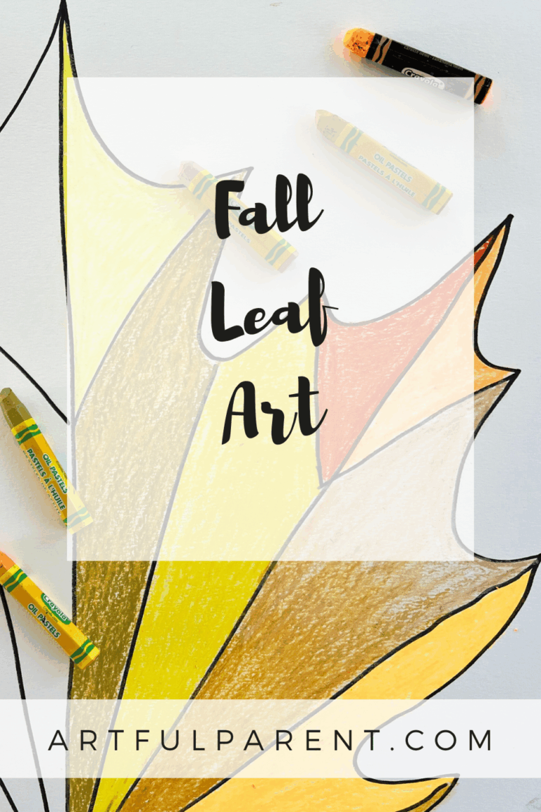How to Make Fall Leaf Art with Pastels