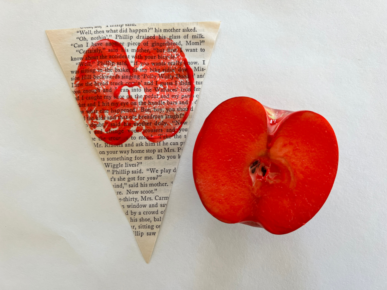 How to Make an Apple Prints Garland