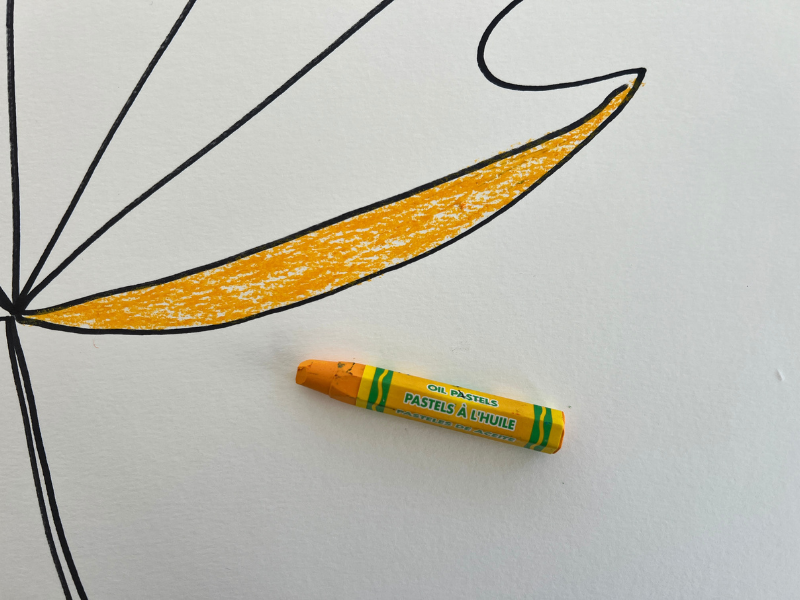 How to Make Fall Leaf Art with Pastels