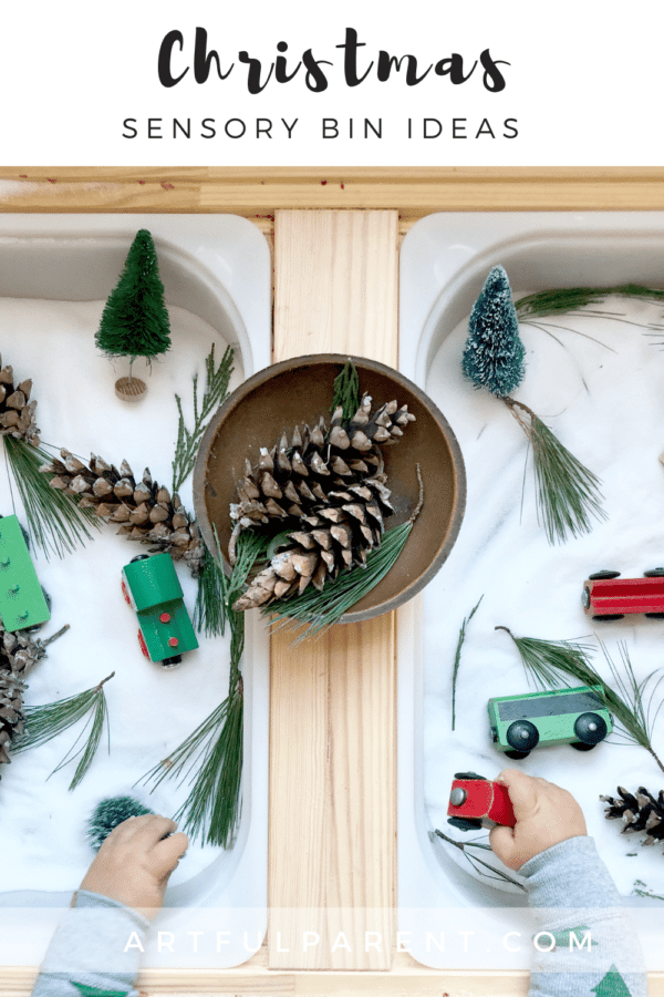 12 Christmas Sensory Bins for Kids