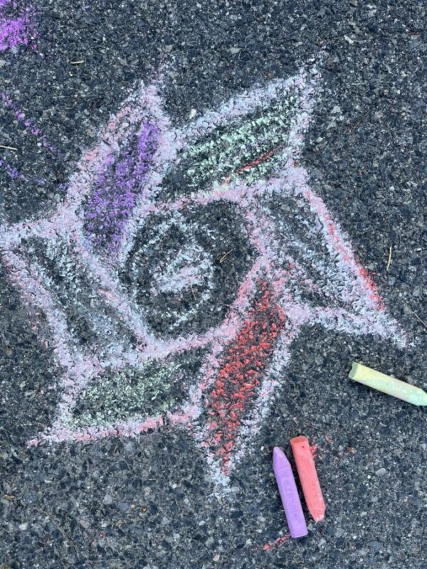 Rangoli Inspired Chalk Designs for Kids - The Artful Parent