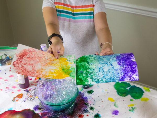 How to Create Bubble Prints for Kids