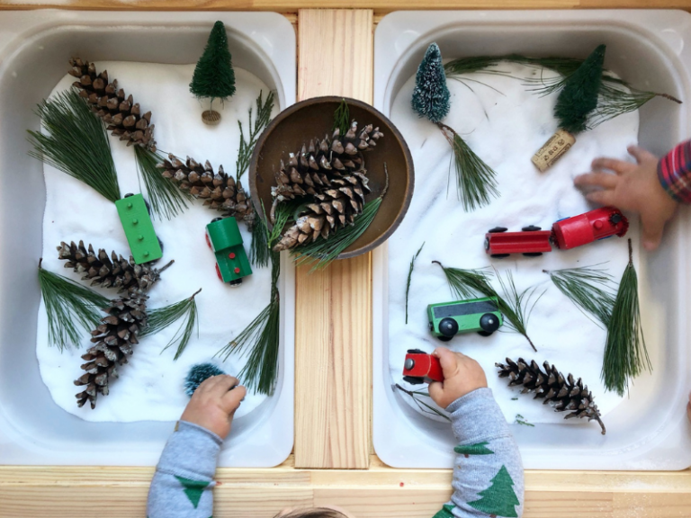 12 Christmas Sensory Bins for Kids