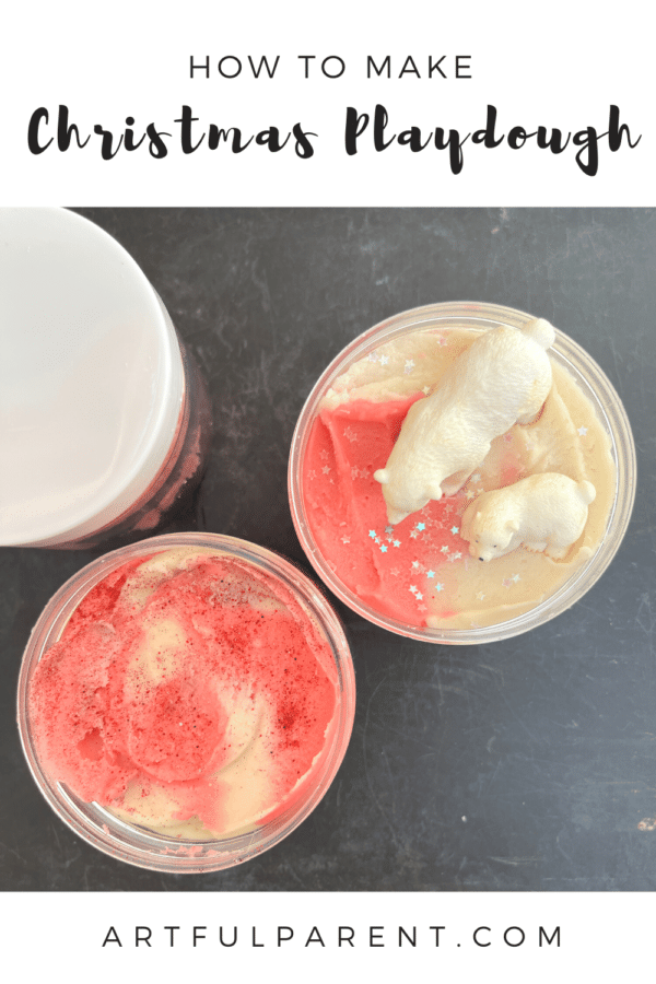 How to Make Christmas Playdough for Holiday Gifts!